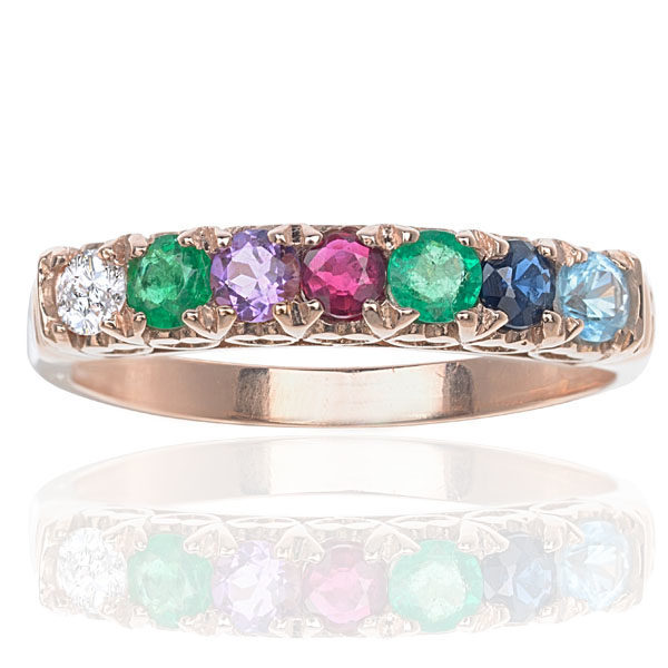 ***SOLD*** Timeless... Rose Gold DEAREST ring - Helen Badge Jewellery