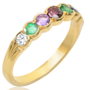 Unique and Timeless... Antique style DEAREST ring - Helen Badge Jewellery