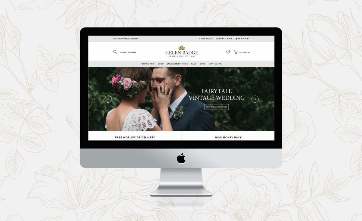 Helen Badge Jewellery launches a website - Helen Badge Jewellery