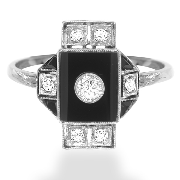 Magic... Art Deco Sapphire and Diamond ring - Helen Badge Jewellery