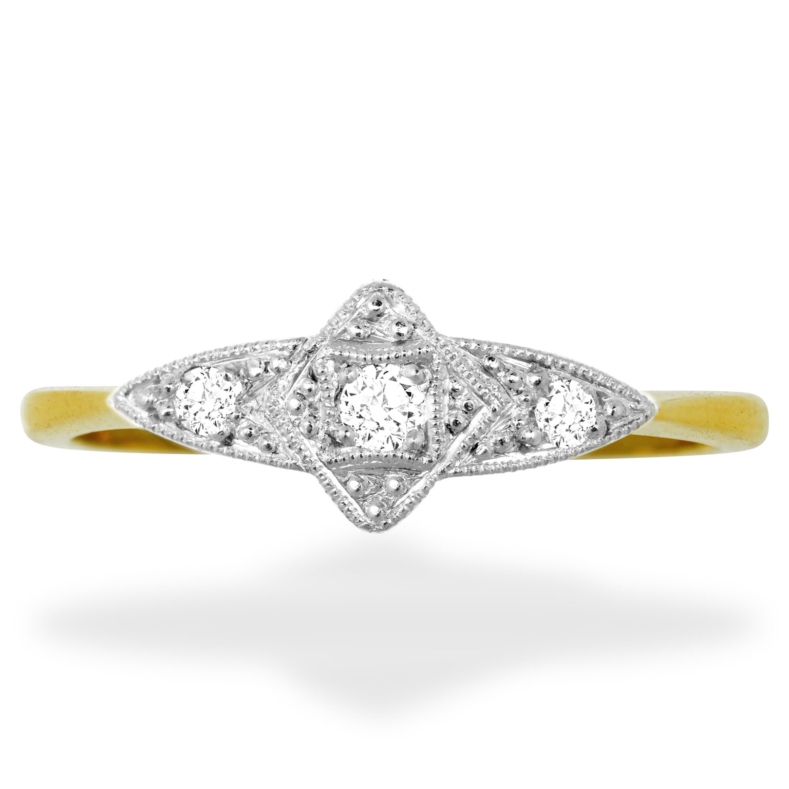 Classic... Original Art Deco Diamond ring - Helen Badge Jewellery
